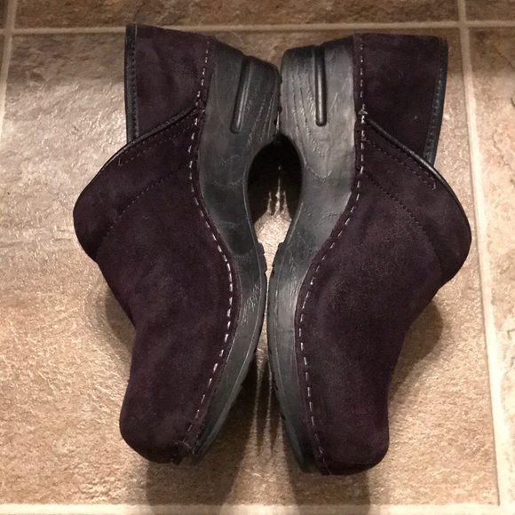 Dansko | Shoes | Dansko Professional Clogs In Purple Suede | Poshmark